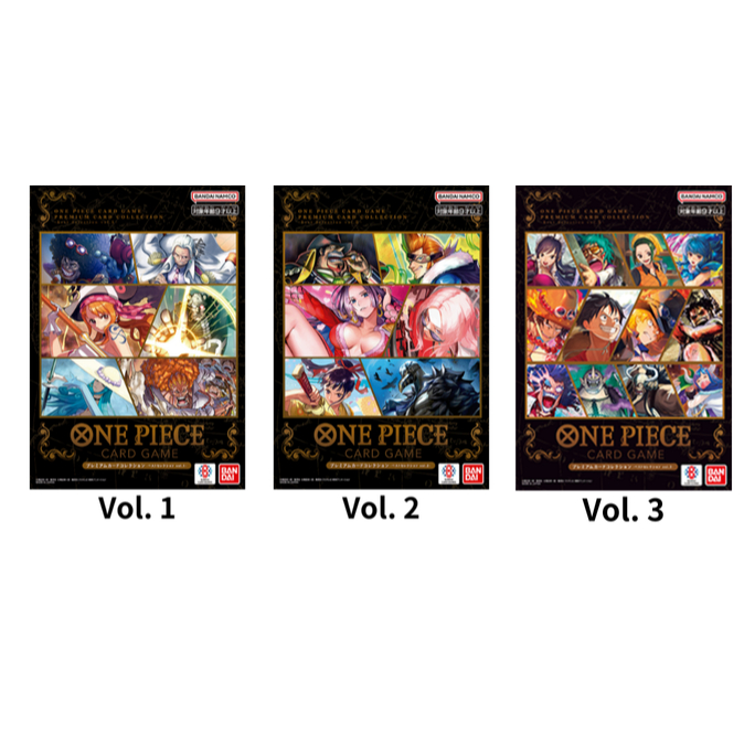 One Piece Card Game TCG Premium Card Collection - Best Selection vol.1,2,3 - (Championship 2023 ...