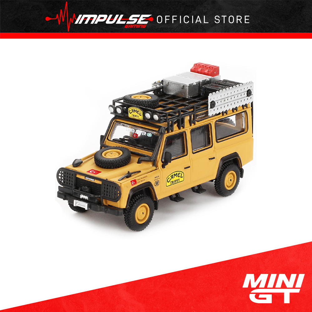Mini GT 1:64 Land Rover Defender 110 1989 Camel Trophy Amazon Team ...