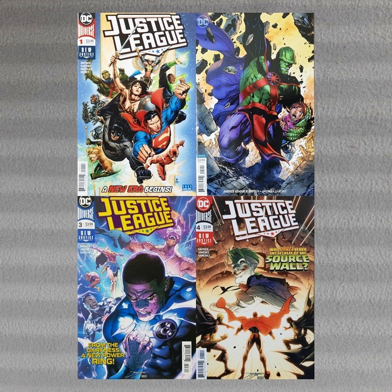 Justice League #1-#4 4/4 Complete Set (2018 DC Comics) Scott Snyder ...