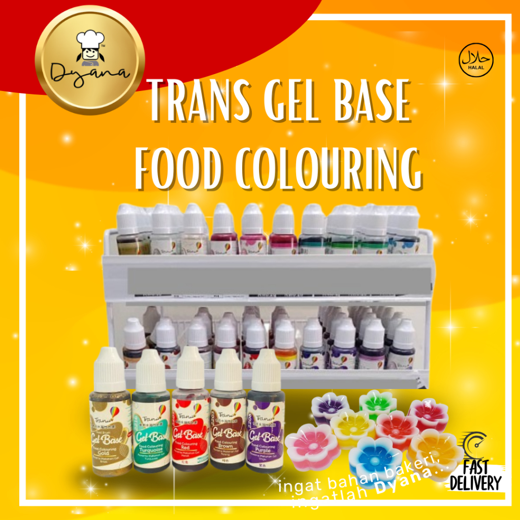 GEL BASE COLOURING TRANS 0.88Oz +/- ( Food Colouring ) | Shopee Malaysia