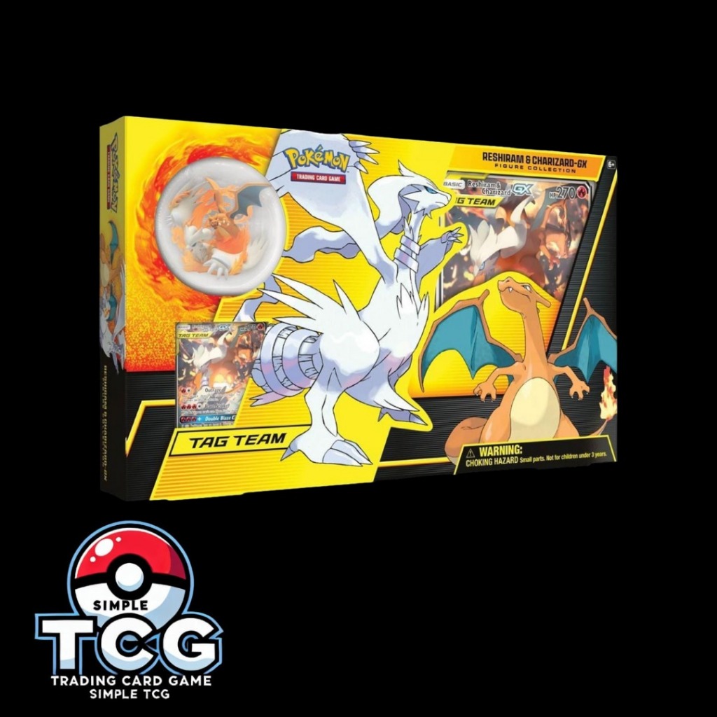Reshiram & Charizard GX Figure Collection Box | Shopee Malaysia