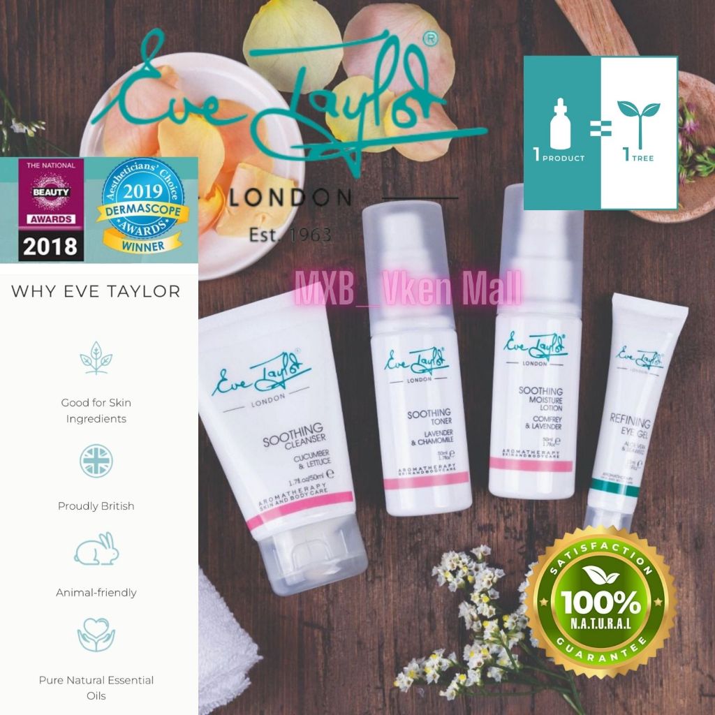 Eve Taylor Soothing Skincare Collection Kit | Shopee Malaysia