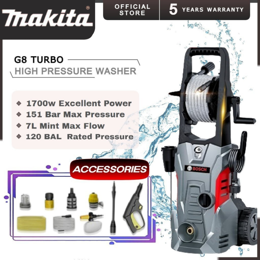 BOSSO G7 turbo/G8 Turbo Waterjet High Pressure Cleaner Water Jet ...