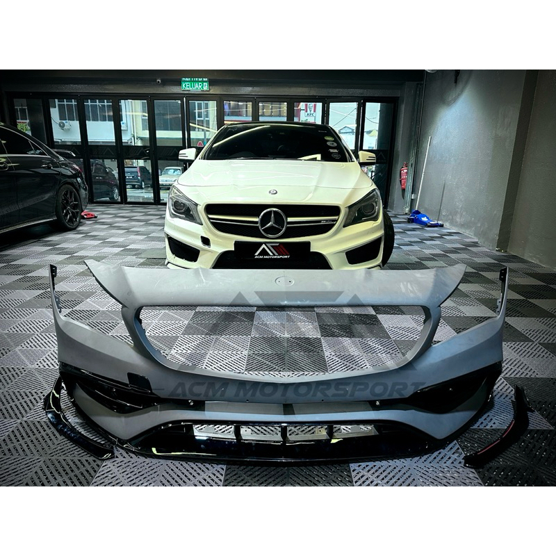Mercedes Benz W117 cla Cla45 Facelift front bumper | Shopee Malaysia