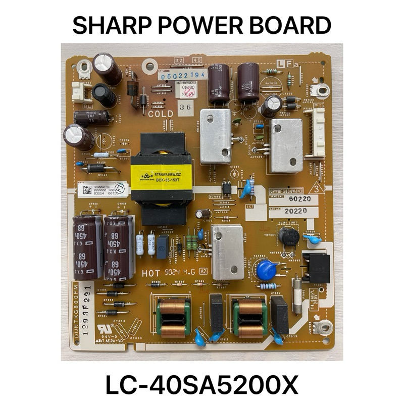 Sharp Power board LC-40SA5200X | Shopee Malaysia