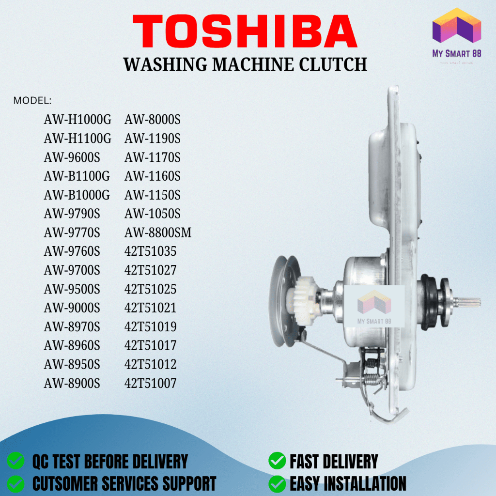 AW-9000S TOSHIBA WASHING MACHINE MECHANISM CLUTCH | Shopee Malaysia