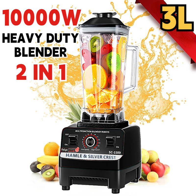 3L Heavy Duty Blender Electric Juicer High Speed Ice Crusher Food ...