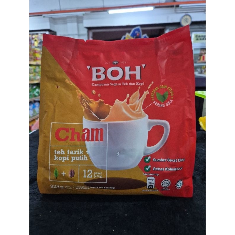 Cham tea tarik+kopi putih Boh | Shopee Malaysia