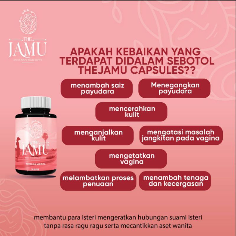 THE JAMU CAPSULE ORIGINAL HQ UTK BREAST , BODY , SKIN & BOOTY | Shopee ...