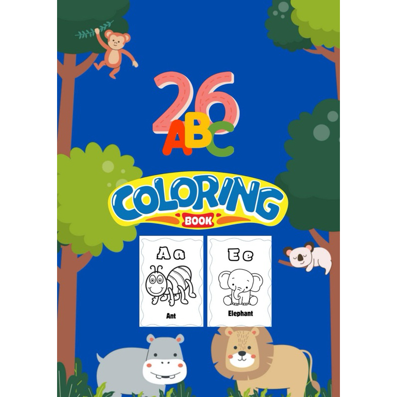 (Digital) Alphabet color book 26 pages | Shopee Malaysia