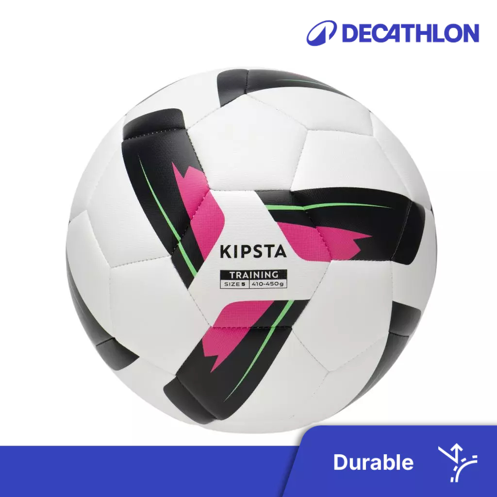 Decathlon Machine-Stitched Football Training Ball Size 5 (Durable ...