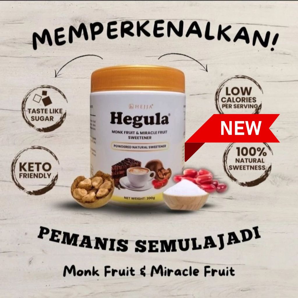 HEGULA Pemanis Semulajadi Buah Monk , Buah Miracle Tanpa Gula Sintetik ...