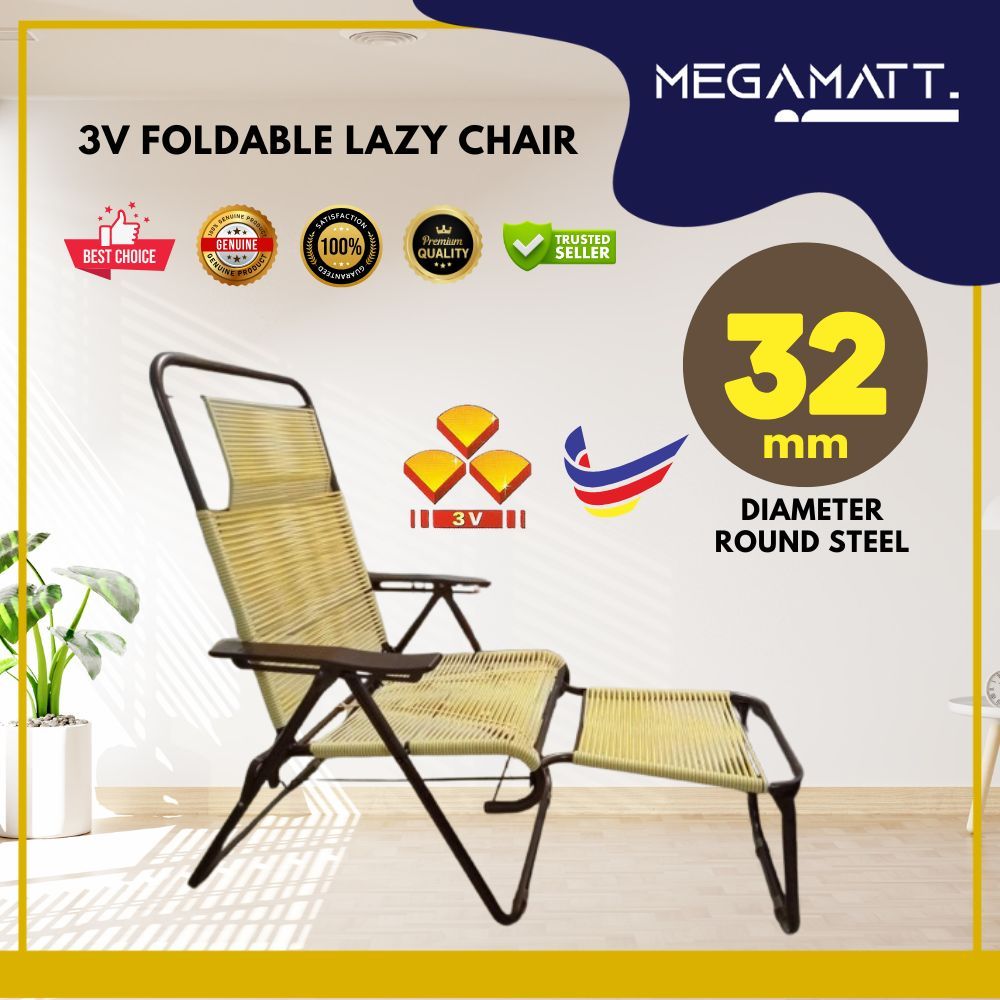 [READY STOCK] MEGA MATT 3V Lazy Chair Arm Chair Relax Chair Reclining ...