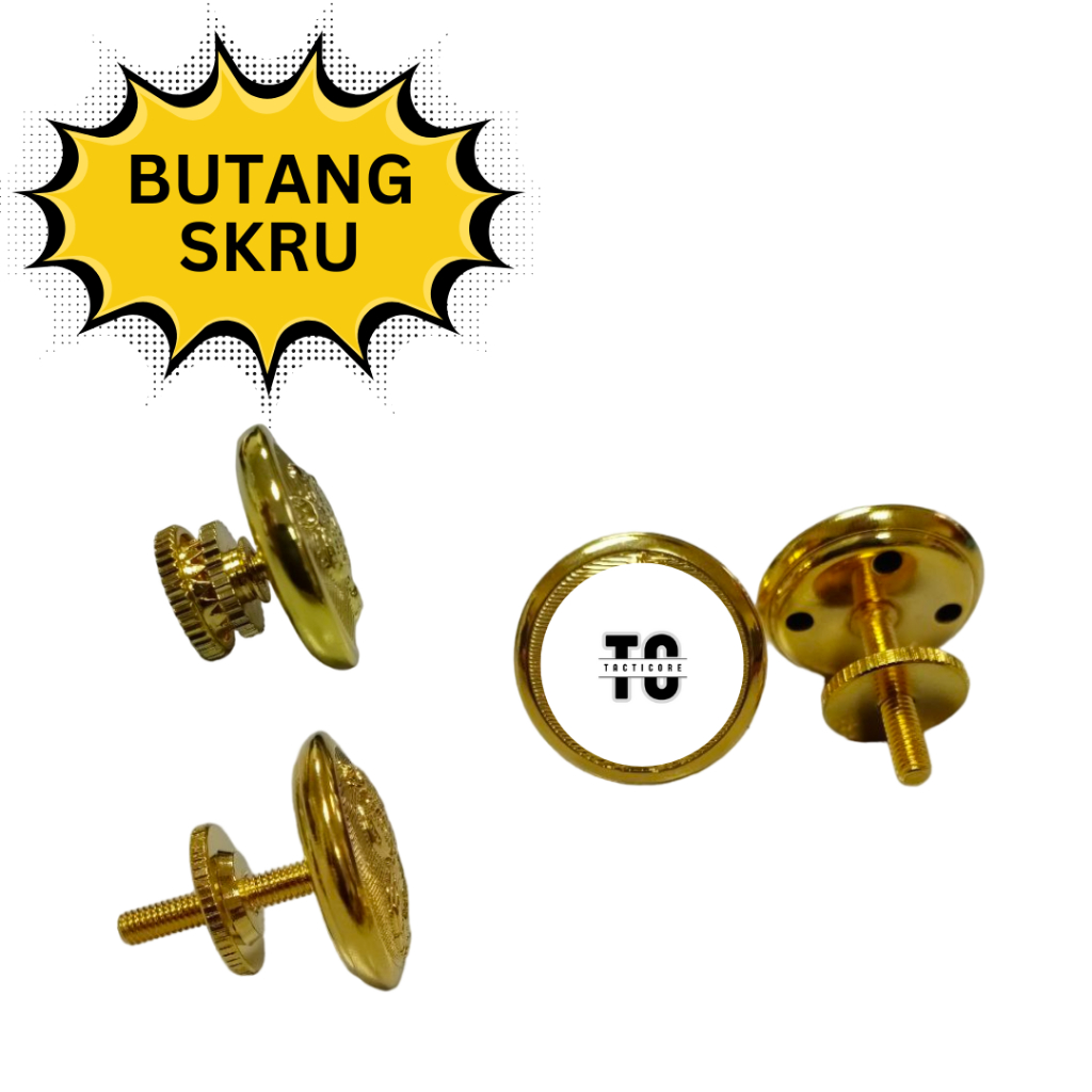 [TACTICORE] BUTANG UNTUK BAJU JENIS SKRU KAKI PENDEK DAN PANJANG TD ...