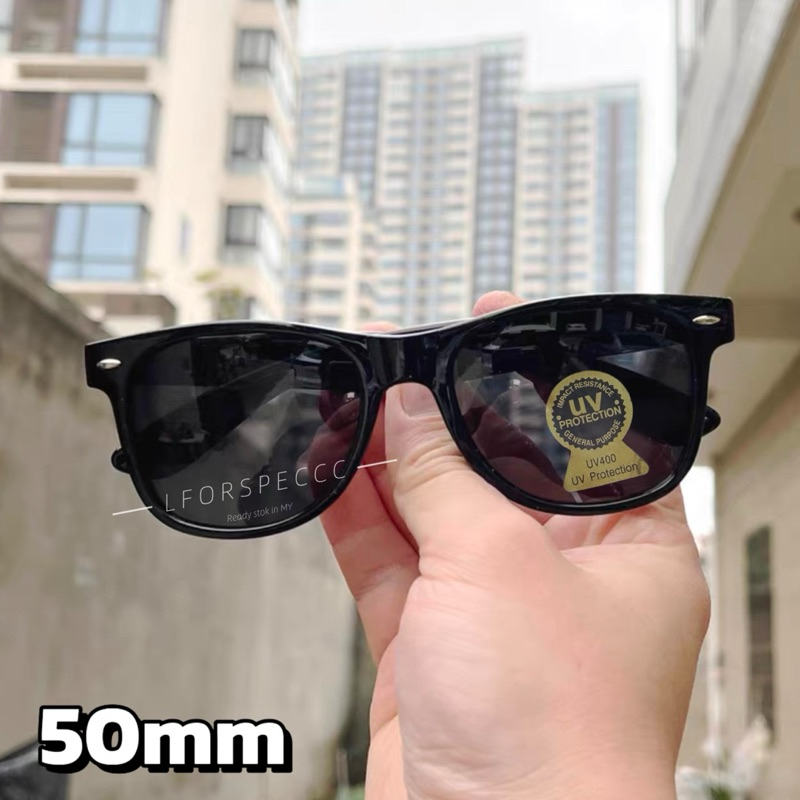 rybyn MATA WF glass lens uv400 protection black spec sunglasses unisex ...