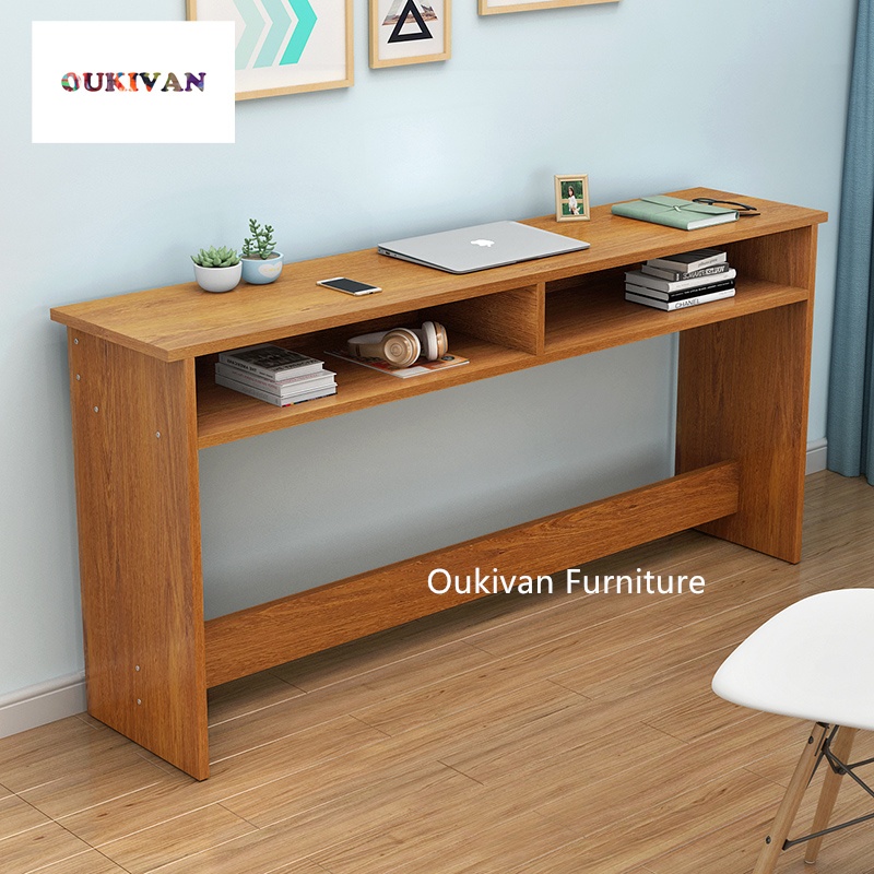 Computer Desk Long Table WATERPROOF Meja Komputer Panjang Rectangle ...