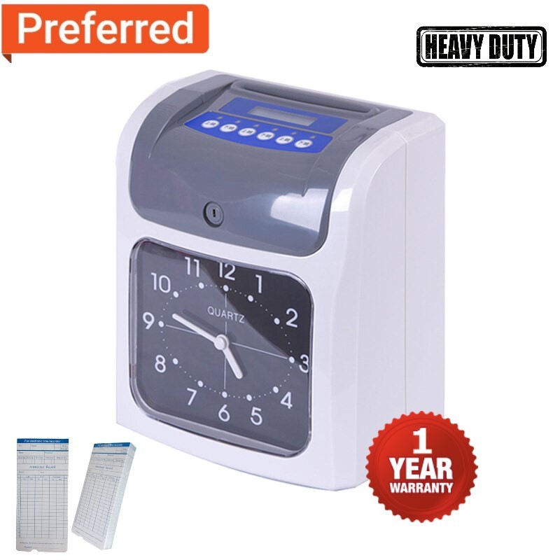 Punch Card Machine Attendance Machine Time Recorder Local Warranty ...