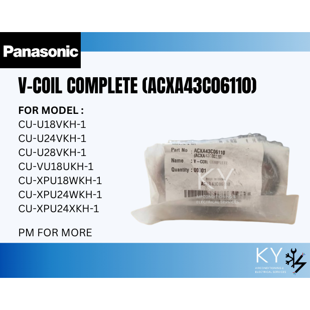 V-COIL COMPLETE PANASONIC (ACXA43C06110) | Shopee Malaysia