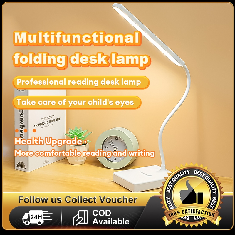 Table Lamp meja study Desk lamp study table light Recharge Reading ...