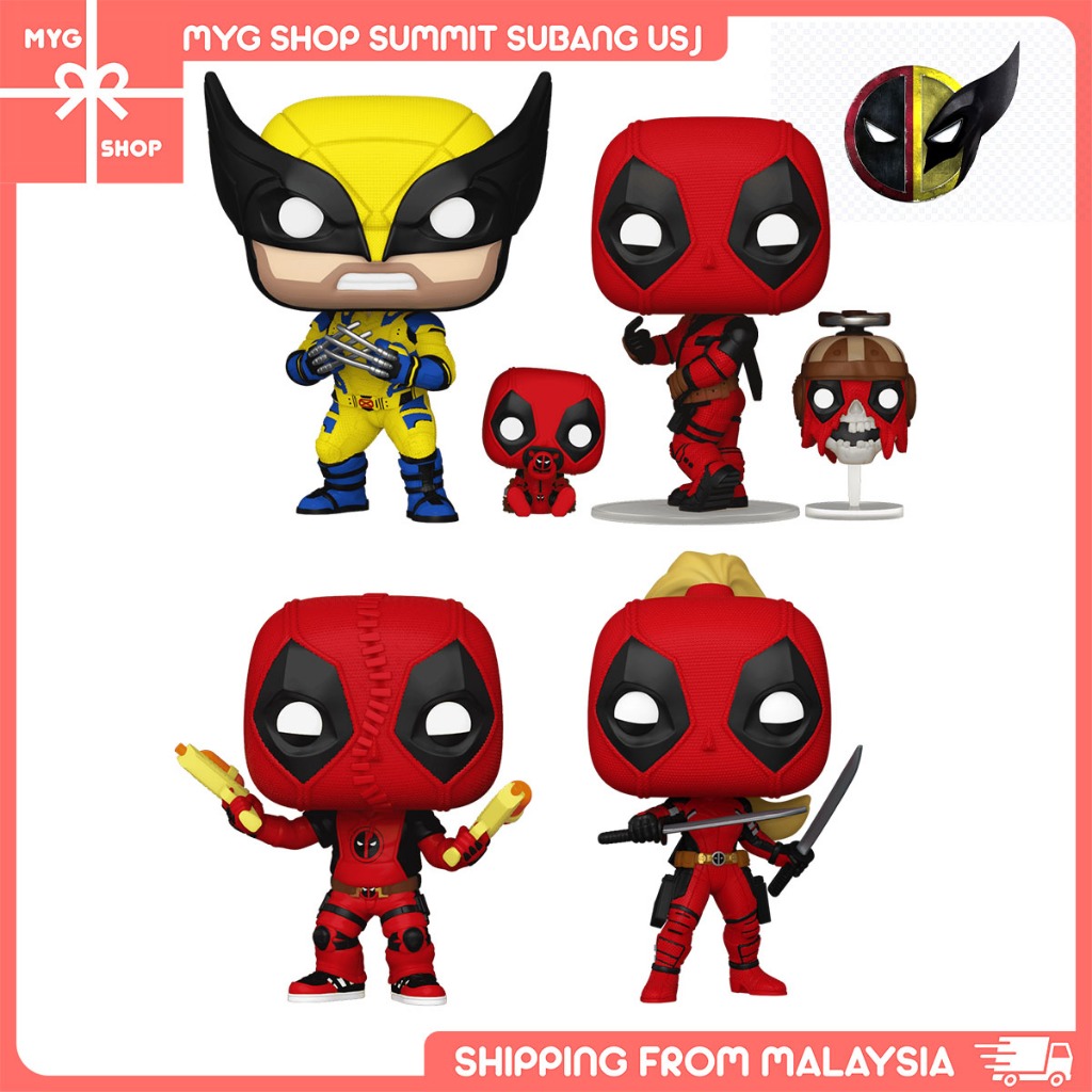 Funko Pop Deadpool Wolverine Kidpool Lady Pool Marvel Collectibles ...