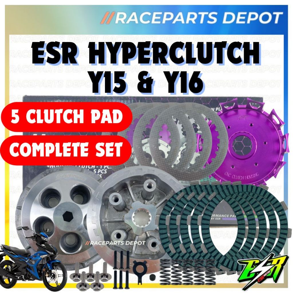 ESR Hyperclutch Y15zr Y16zr Combo Set 5Plate Clutch Housing Y15 Y16 ...