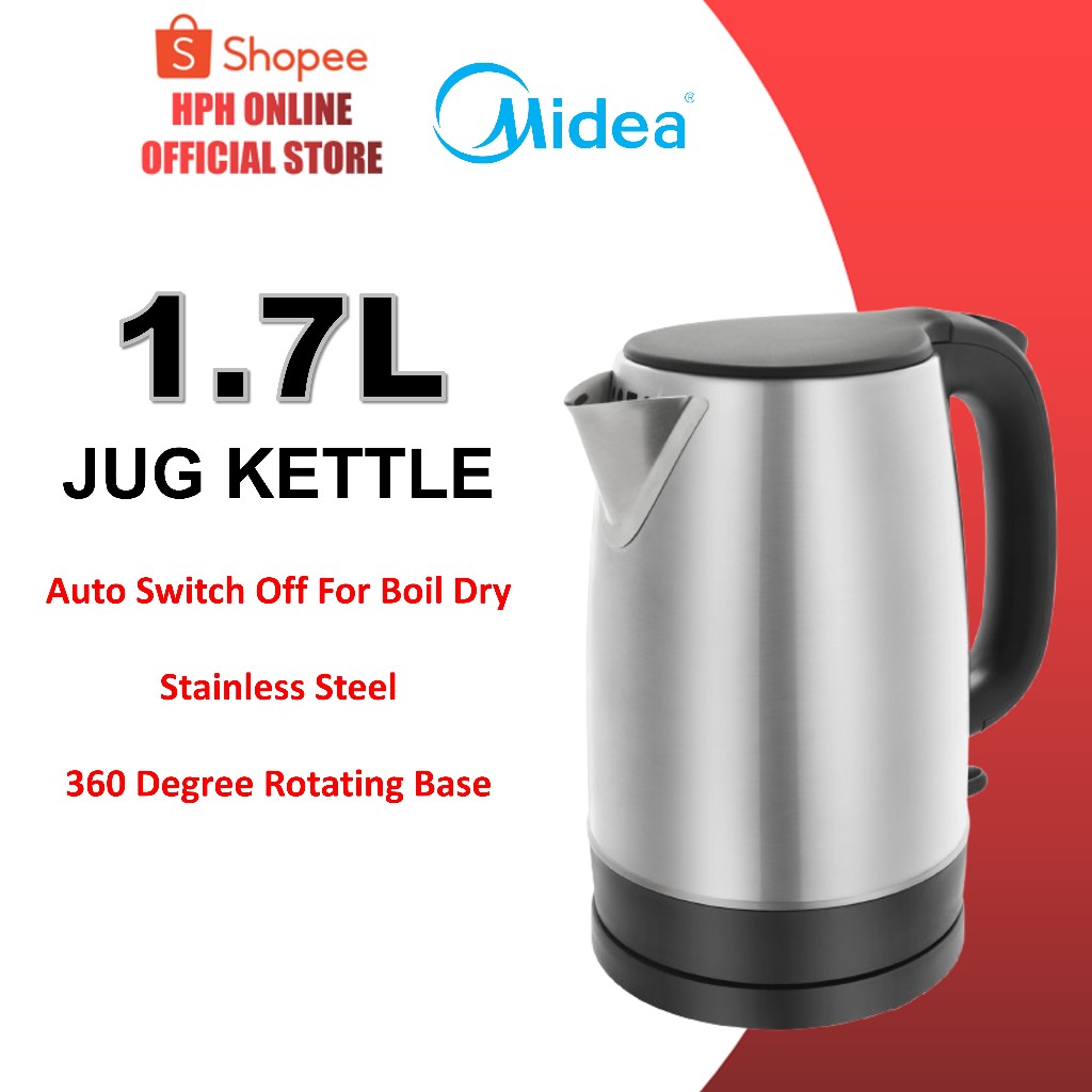 Midea Electric Kettle (1.7L / 1.5L) MK-17G02 | MK-17S33D | MK-15HJ ...
