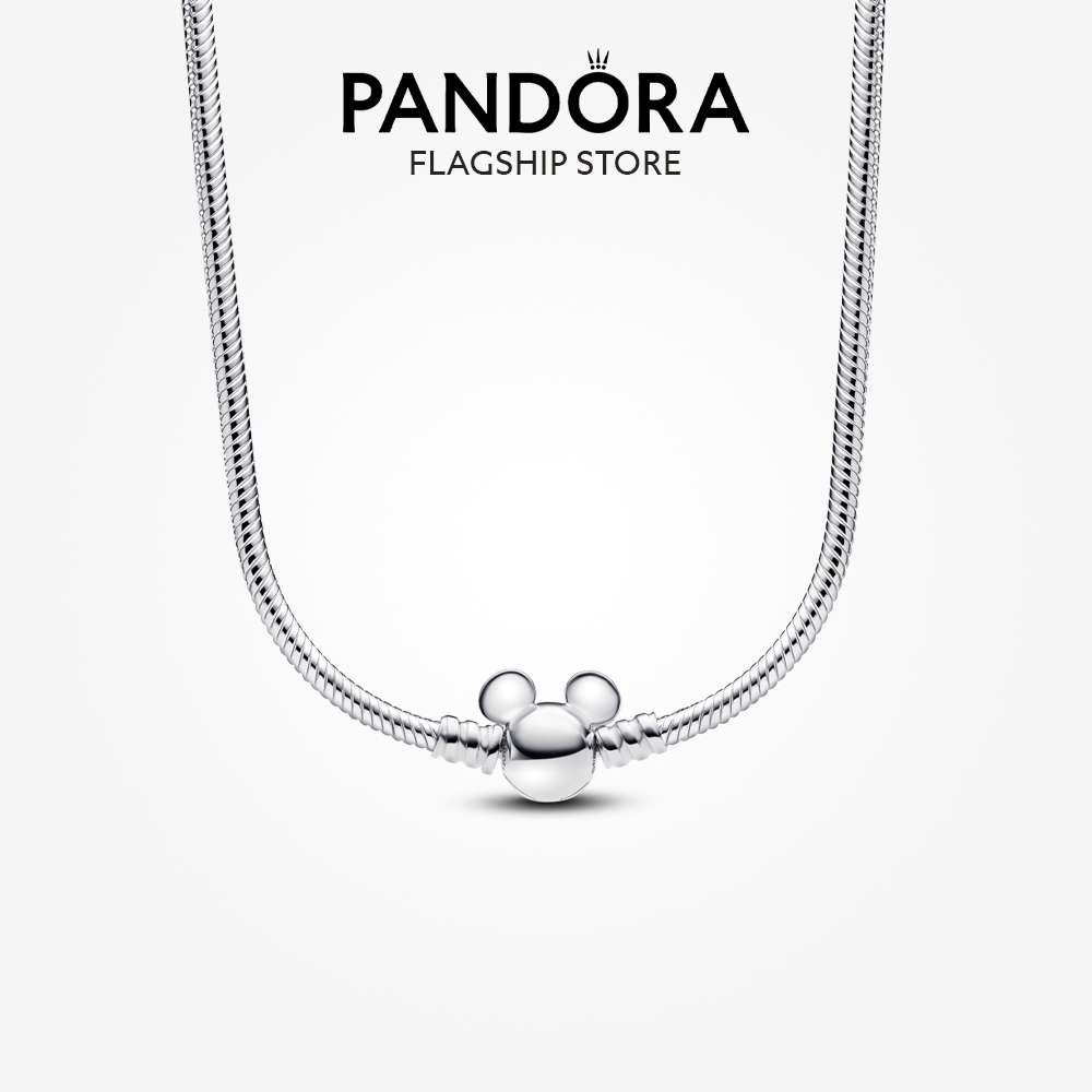 Pandora Disney Mickey Mouse Snake Chain Necklace | Shopee Malaysia