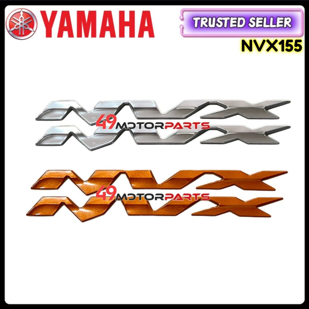 2PCS NVX155 NVX EMBLEM LOGO NVX TULISAN NVX | Shopee Malaysia