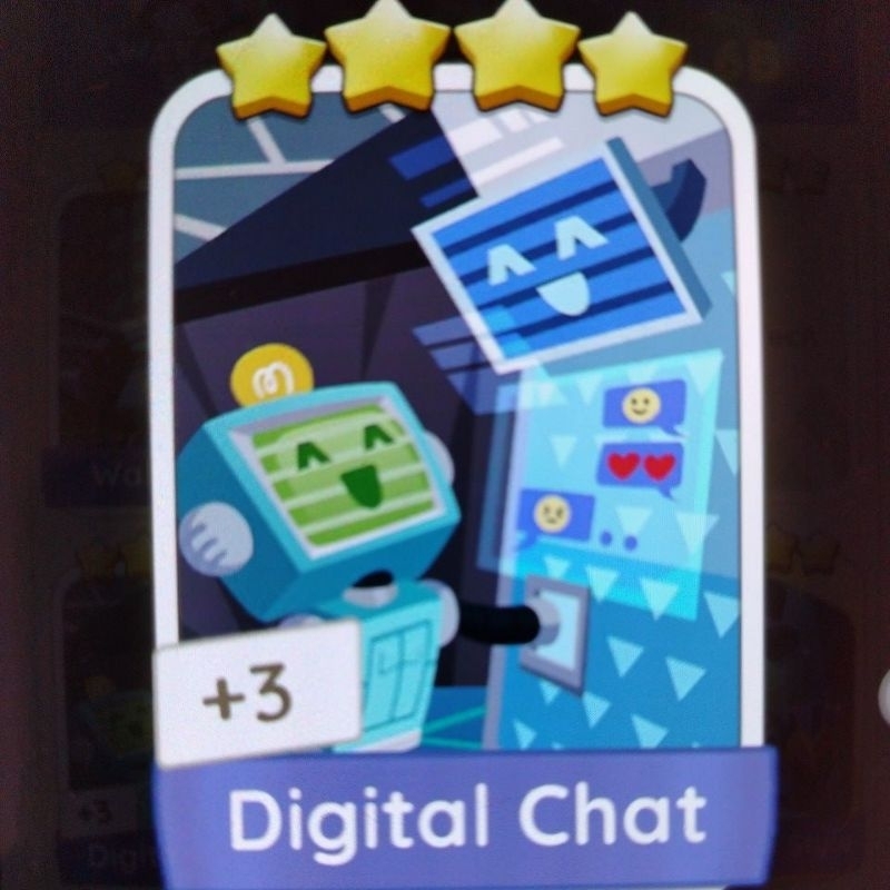 digital chat monopoly go sticker 4 star! | Shopee Malaysia