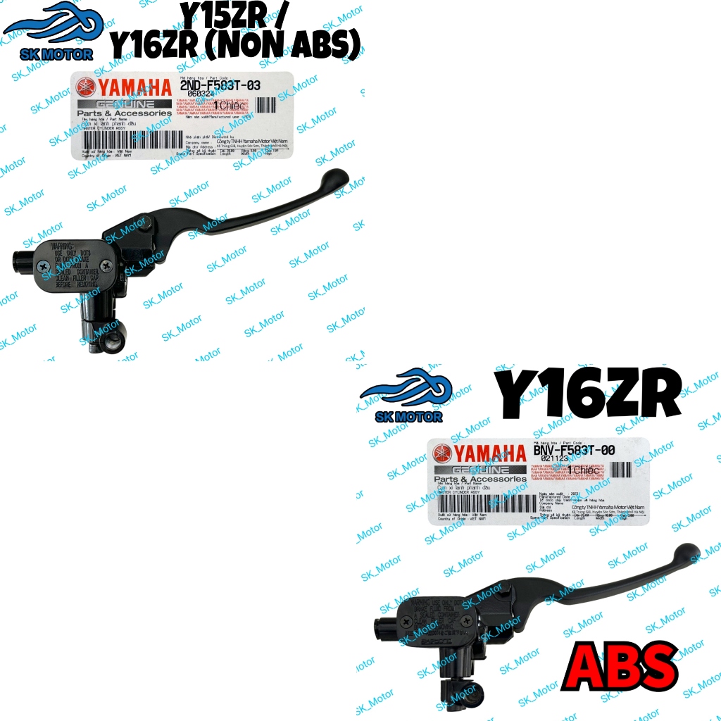 Yamaha Y15ZR Y15 YSUKU Y16ZR Y16 (ABS / NON ABS) Original Front Master ...