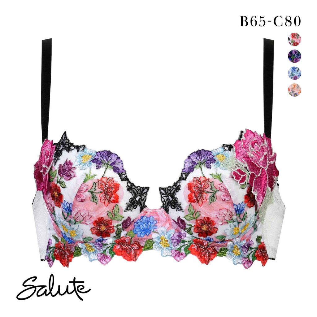 Wacoal Salute 60G BTJ460 P-UP push-up bra (Sizes B-C)(40BTJ460BCW2)(Direct from Japan)1 | Shopee ...