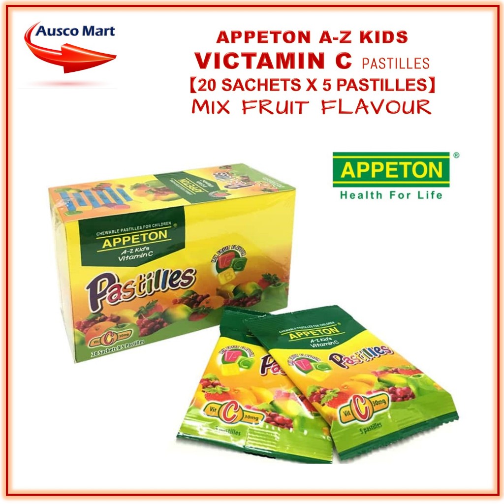 APPETON A-Z VITAMIN C / MULTI VITAMIN PASTILLES 【20 SAC X 5 PASTILLES ...