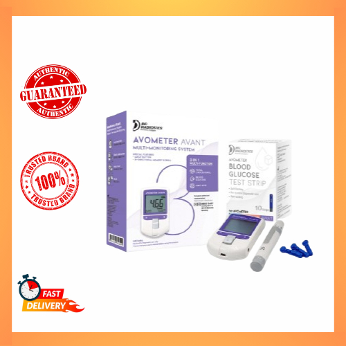 Avometer Avant Multi-monitoring System (3 in 1 to test blood glucose ...