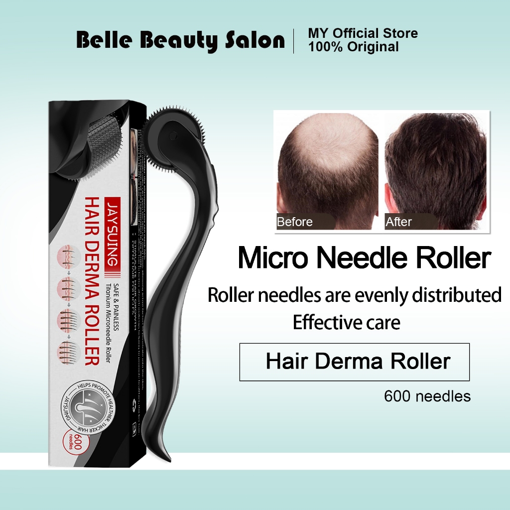 Derma Roller 600Micro Needle Hair Roller for hair growth hair loss acne ...