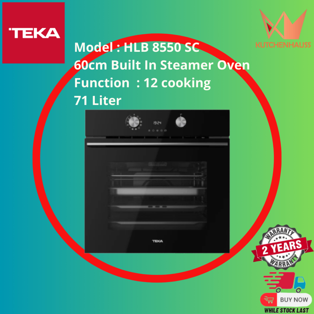 TEKA HLB 8550 SC Multifunction Combi-Steam oven with 12 cooking ...