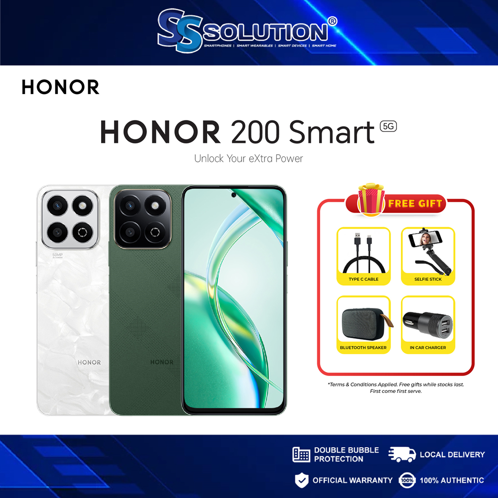 HONOR 200 Smart 5G 16(8+8)GB+256GB I6.8” FHD LCD 120Hz I Snapdragon 4 ...