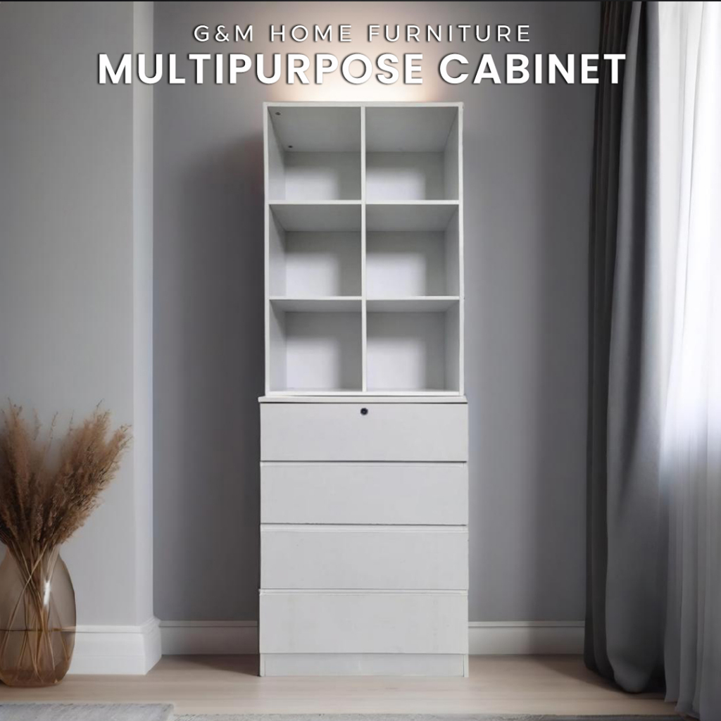 Multipurpose Cabinet Kabinet Buku Rak Buku Book Rack Almari Buku Almari ...