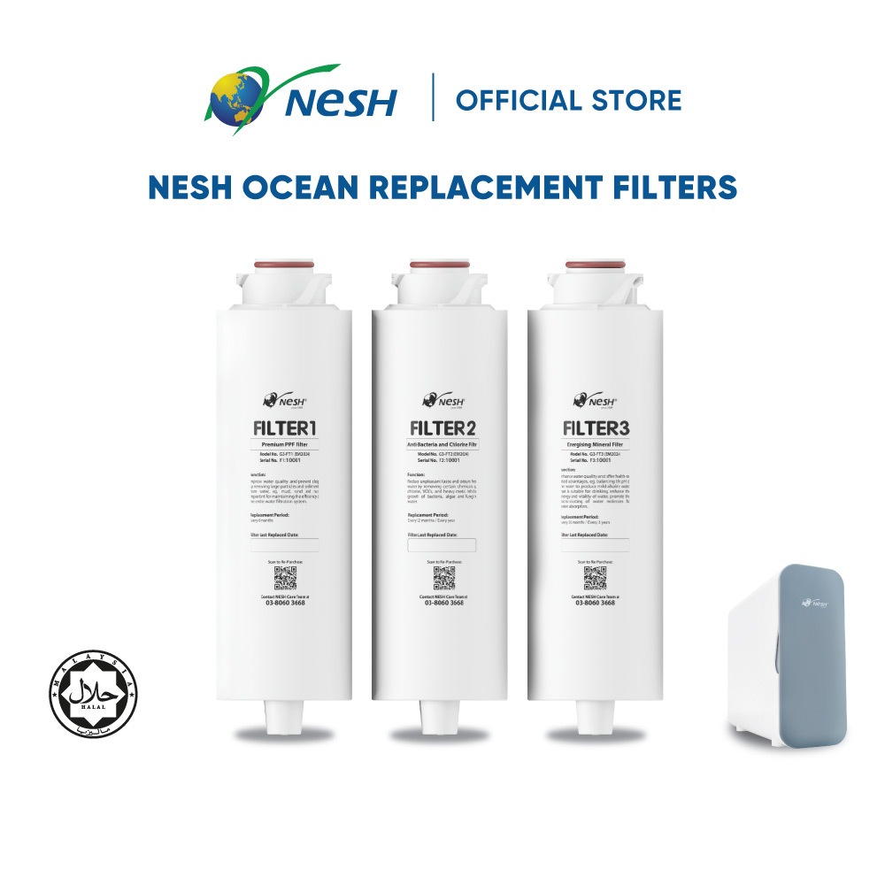 NESH Ocean Filter Replacements | Shopee Malaysia