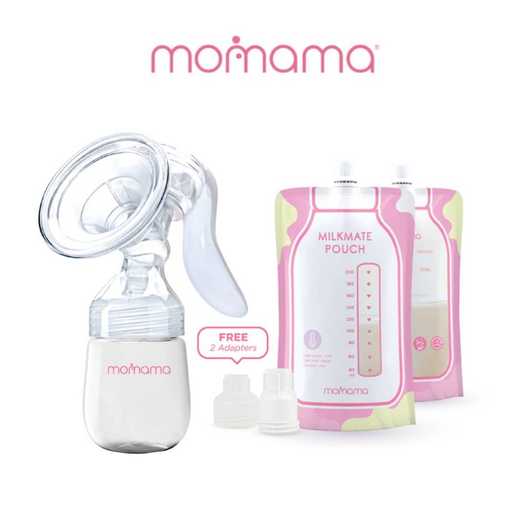 [SPECIAL ONLINE BUNDLE] Momama® Comfy Manual Breastpump + Momama ...