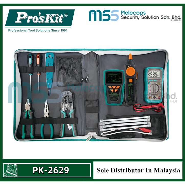 Pro'skit PK-2629 Telecom & Network Installer Tool Kits | Shopee Malaysia