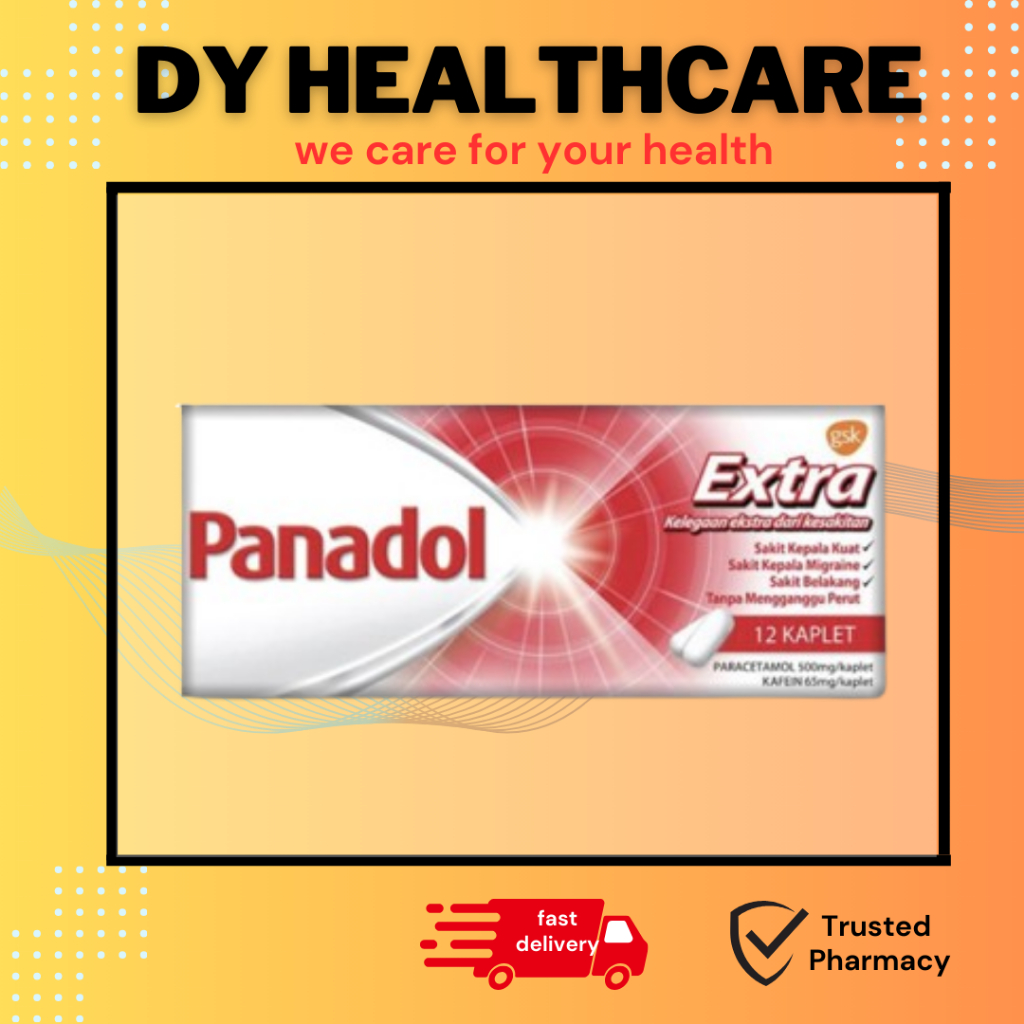 Panadol Extra Caplet 12s/Box [EXP : 07/2026] | Shopee Malaysia