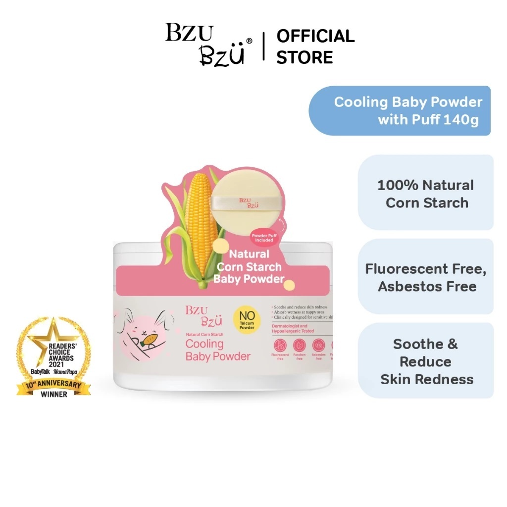 BZU BZU - COOLING BABY POWDER 140G | Shopee Malaysia