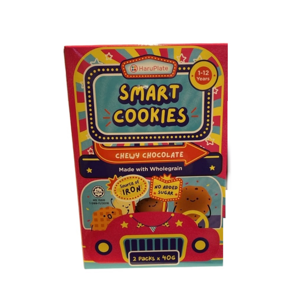 HaruPlate Smart Cookie - Chocolate Flavor (2 x 40g) | Shopee Malaysia