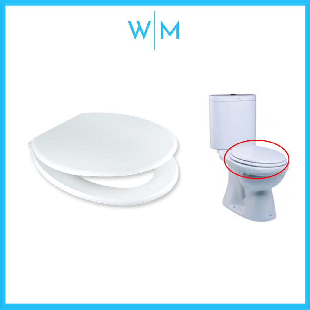 TECHPLAS TSM-4125 Medium Duty O Shape Toilet Seat Cover/ Punutup ...