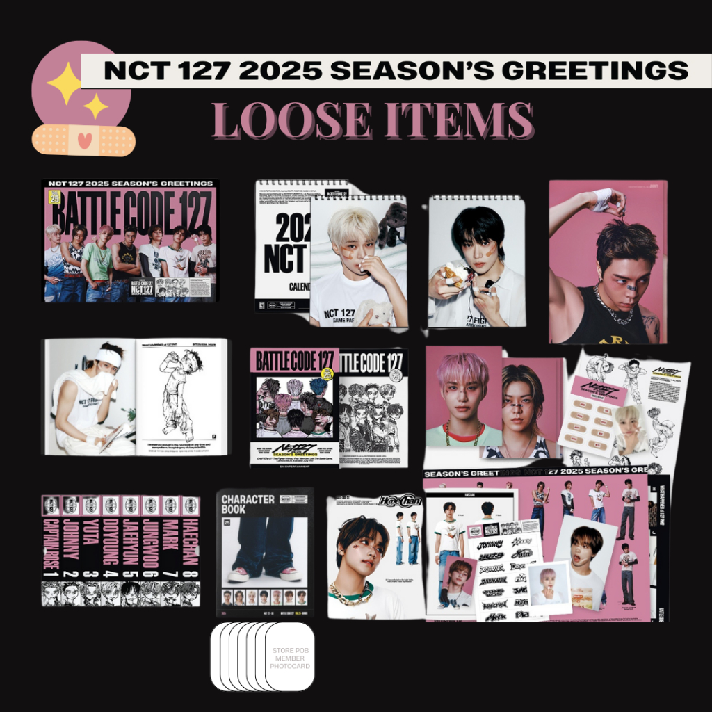 (LOOSE) NCT 127 2025 SEASON GREETING - BATTLE CODE 127 (PRE-ORDER) | Shopee Malaysia