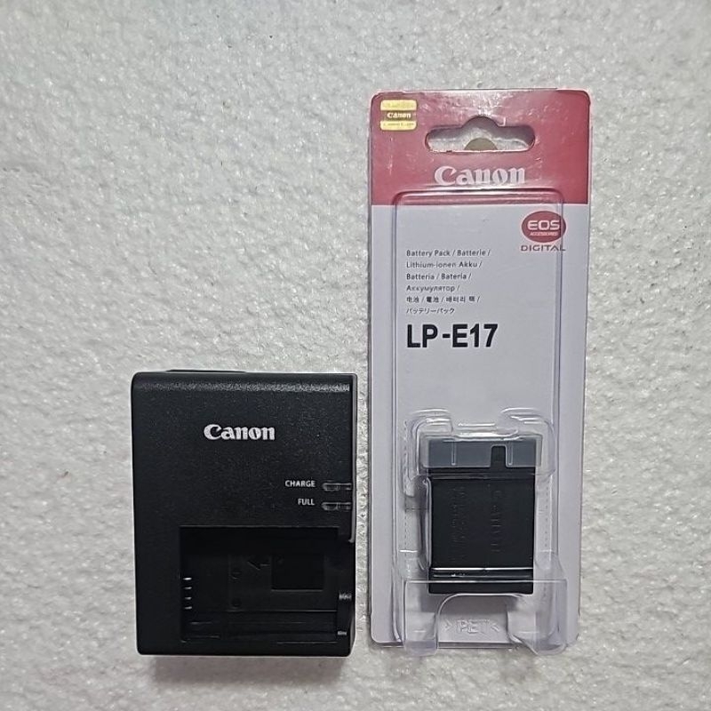 CANON LP-E17 BATTERY +LC-E17 CHARGER(1 year warranty)Original for Canon ...