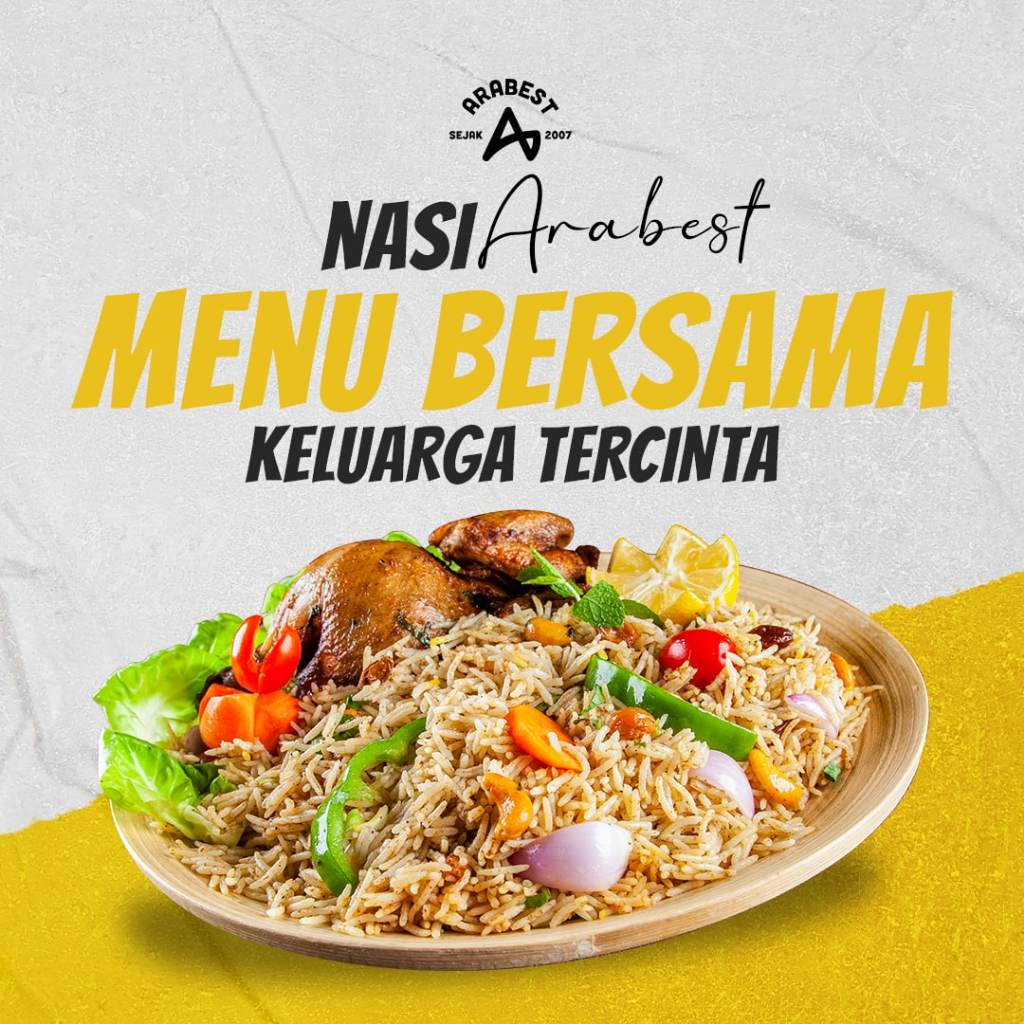 Nasi Arabest Nasi Arab Arabest Rice Nasi Travel 500g Sesuai untuk 6-7 ...
