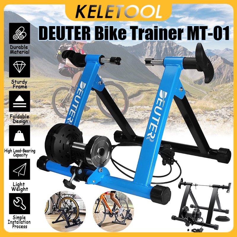 DEUTER Bike Trainer MT-01 Indoor Home Exercise Bike Basikal Easy Operation Magnetic Fits for 26 ...