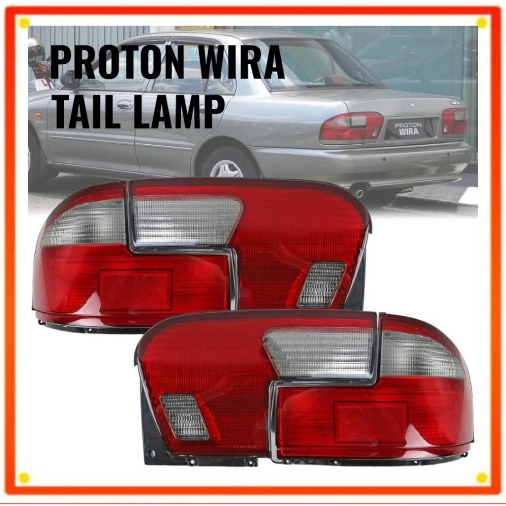 Proton Wira Rear Bonnet Body Tail Light Lamp Lampu Belakang Bonet ...