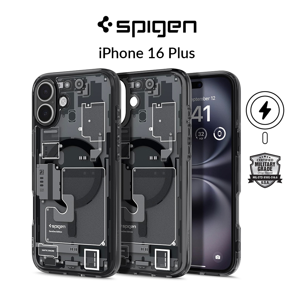 Spigen iPhone 16 Plus Casing 6.7" Ultra Hybrid Zero One Magfit Magnetic ...